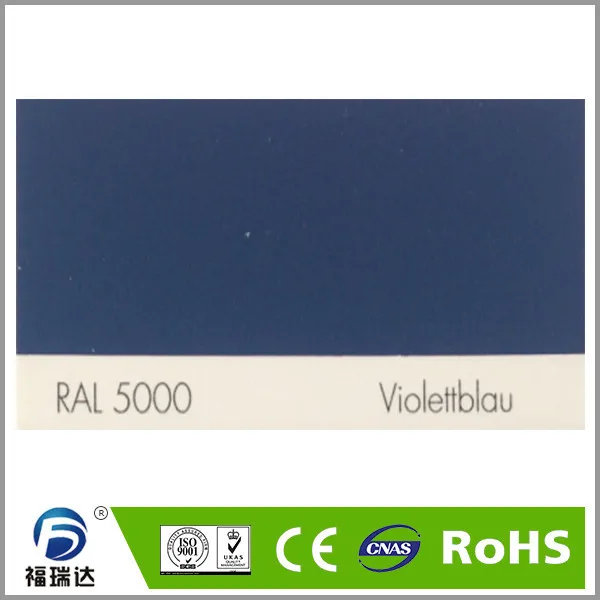 thermosetting RAL5000 violet blue polyester spray electrostatic powder ...