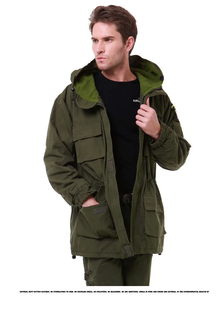 Outdoor men's Tactical Military M65 male coat US man windbreaker ...
