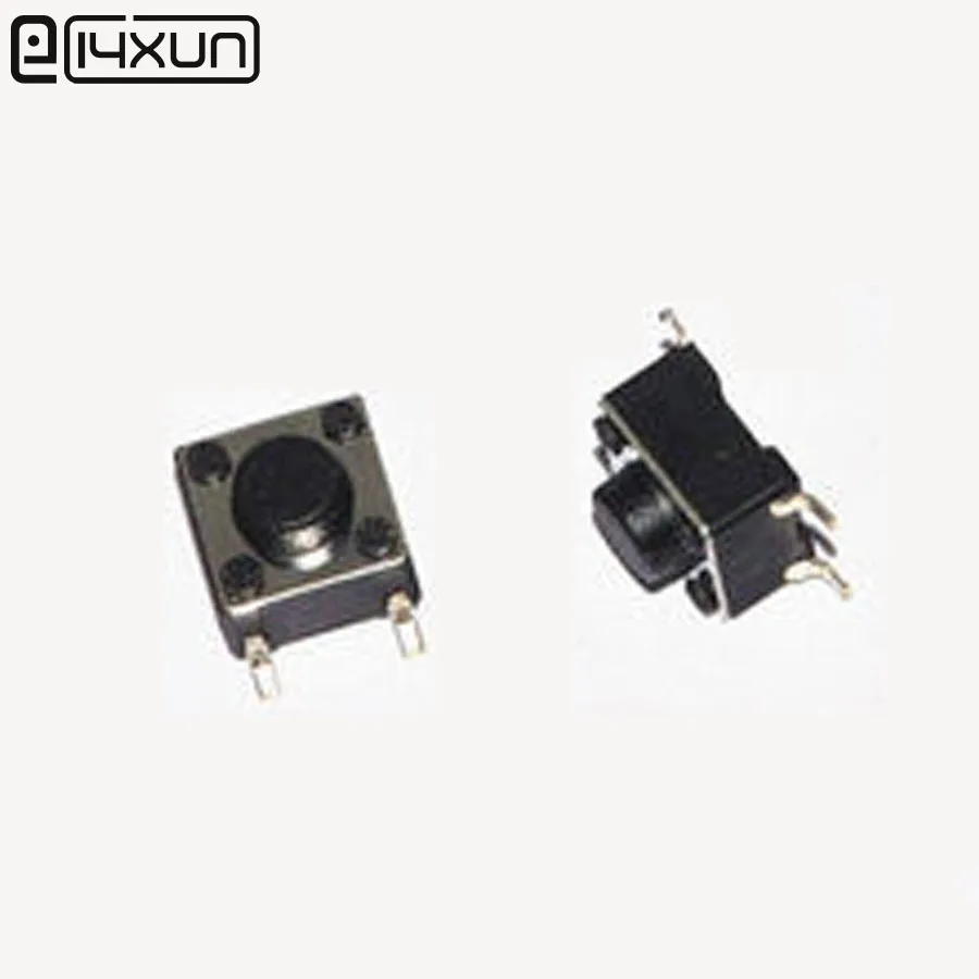 50pcs 4.5mm*4.5mm 4Pin SMD Tact Switch 4.5x4.5 x3.8/4.3/5/7mm 4P Micro ...