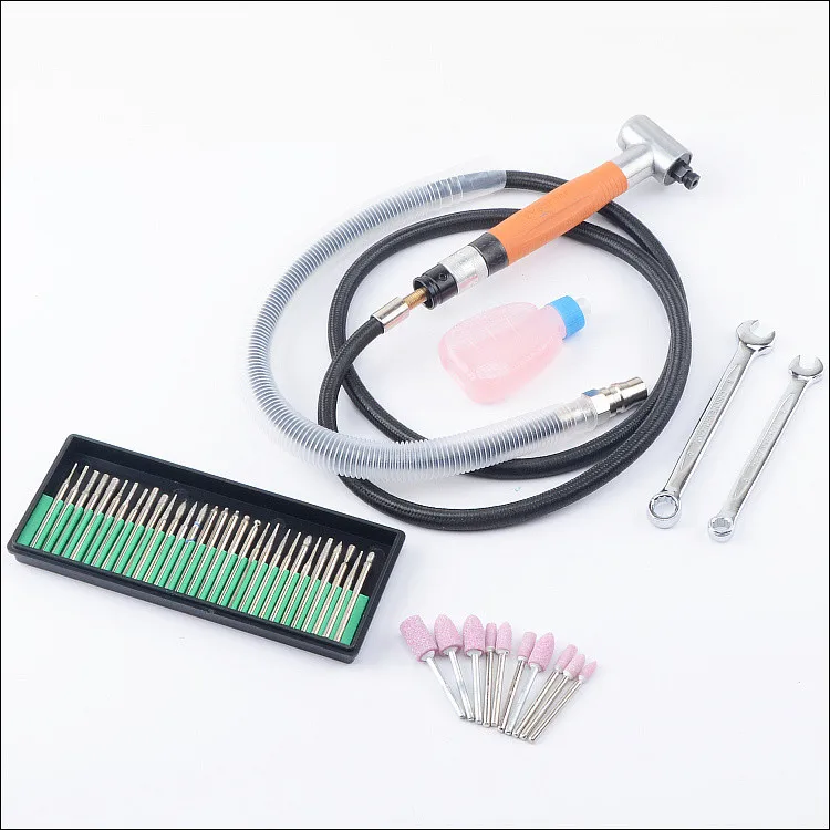 HI speed 90 Degree 3MM Pneumatic Micro air Grinder, Angle Air Micro Die ...