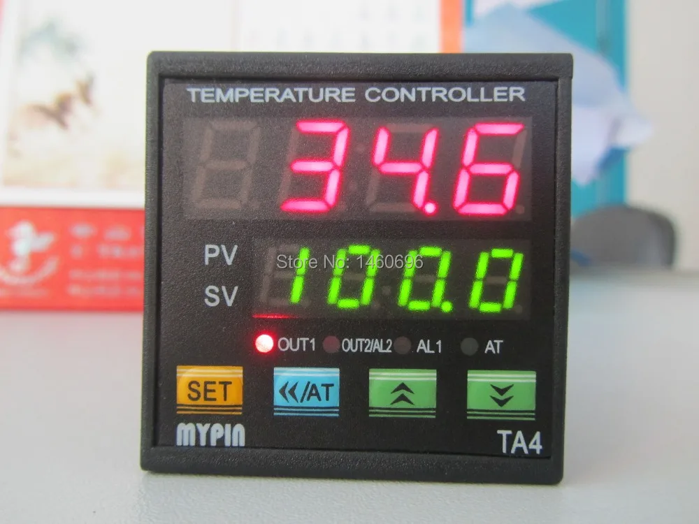 12V DC Original Mypin Dual Digital F/C PID Temperature Controller Thermostat TA4E SSR SSR Output ...
