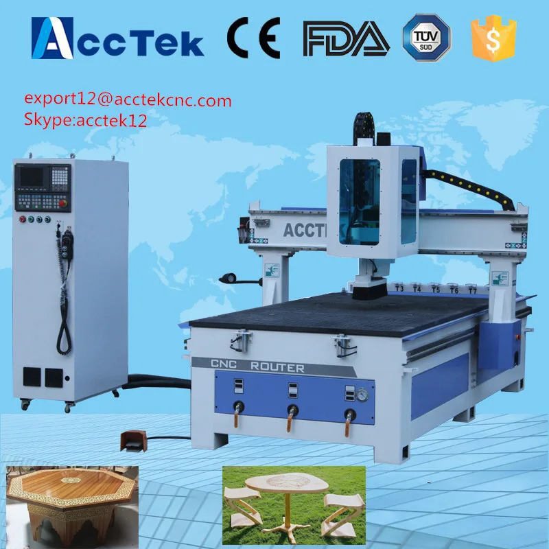 1325 cnc router auto tool changer/atc cnc router/3 axis cnc milling ...