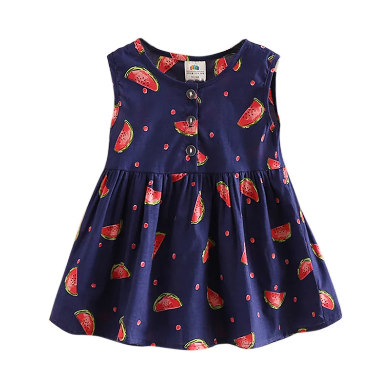 2019 Summer 2 3 4 6 8 10 Years Children's Clothing Watermelon Print ...