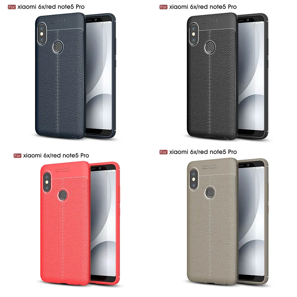 Luxury Leather Pattern Phone Cover For Redmi 6 Pro 6A Case For Redmi 6A ...