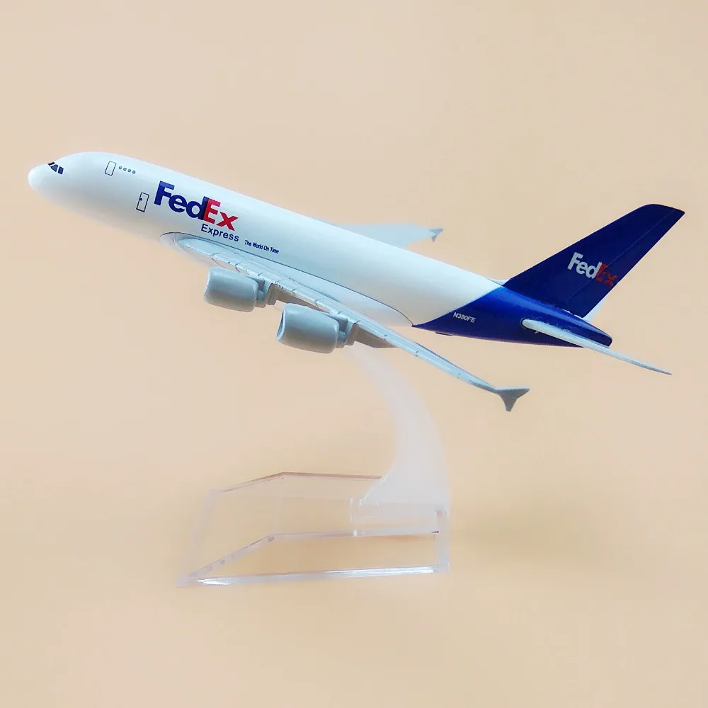 16cm Metal Plane Model Air FedEx A380 Airways Airbus 380 Airlines ...
