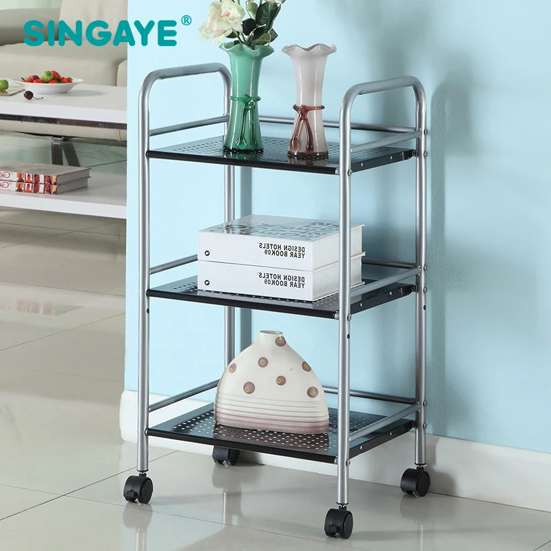 SINGAYE-DIY-Three-Layer-Multi-function-Shelf-with-Removable-Wheels ...