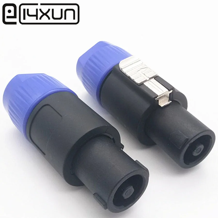 EClyxun 1PCS High Quality 4Pin Speakon Cable Connectors 4 Pole Plug ...