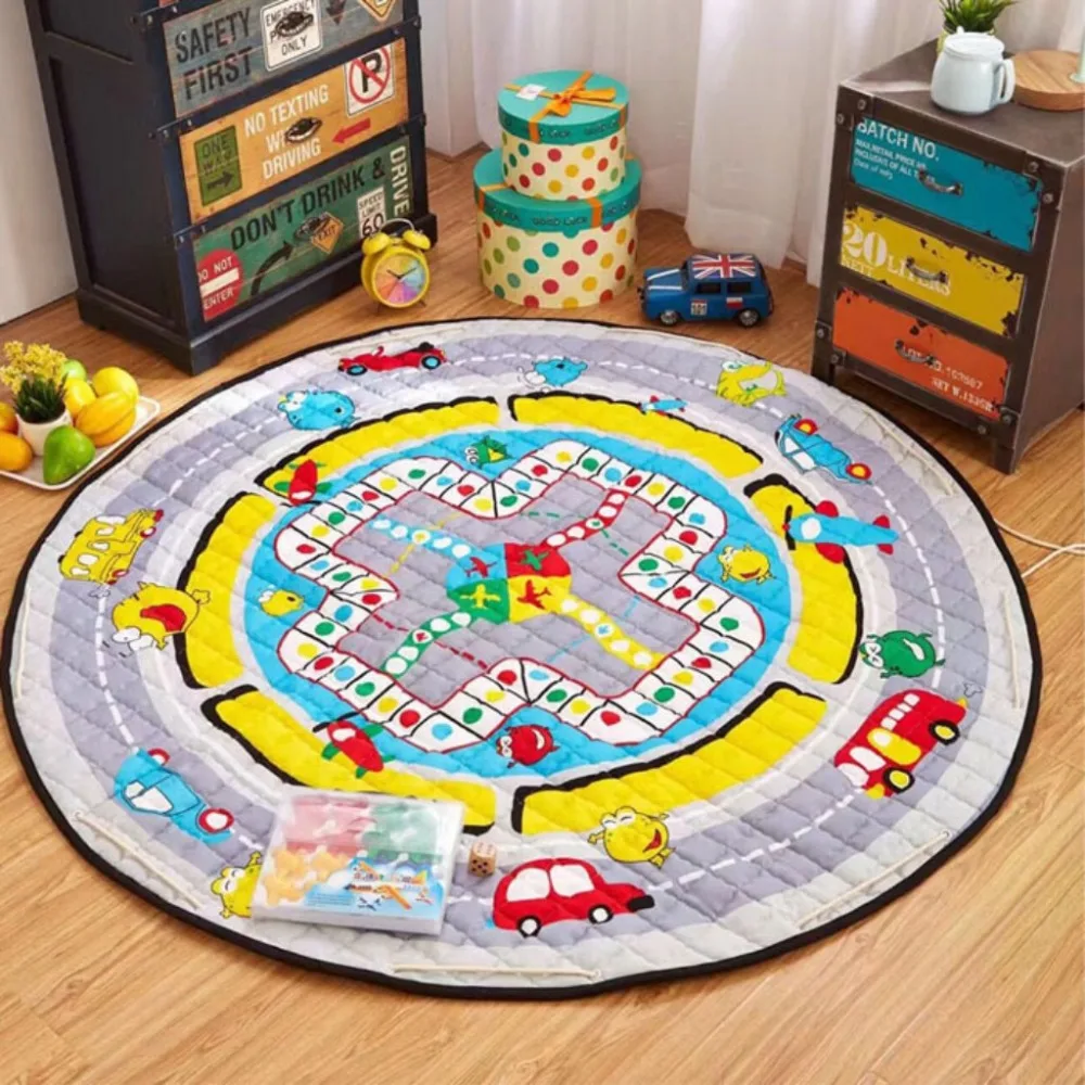 Kids Room Rugs Multifunction Baby Play Game Mats Developing Crawling ...