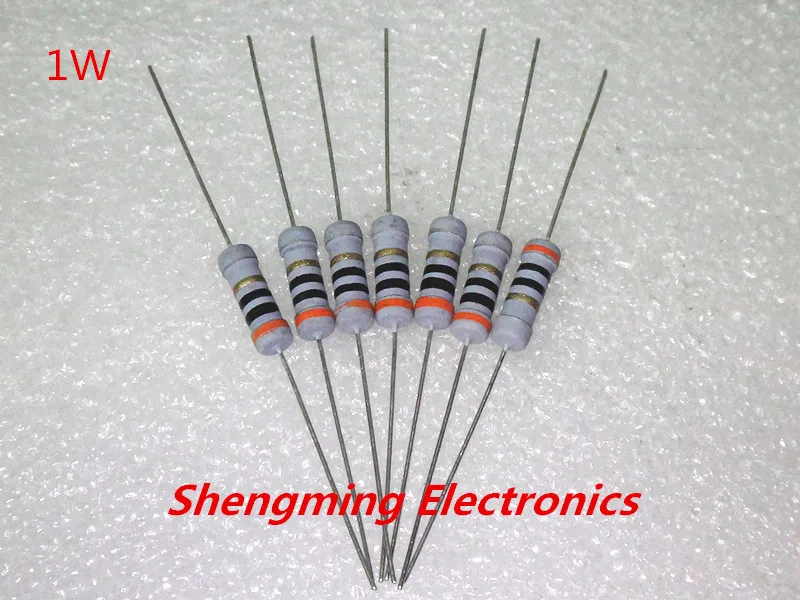 500PCS 1W 6.2R 6.8R 7.5R 8.2R 9.1R 10R 12R 15R 18R 20R 22R 24R 27R 30R ...