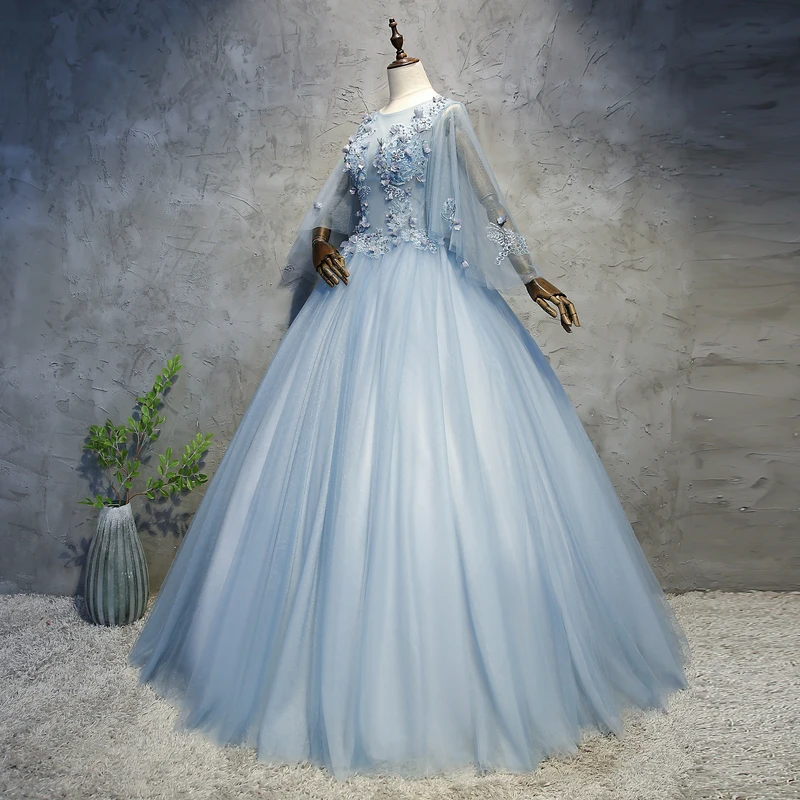 Blue Renaissance Wedding Dresses