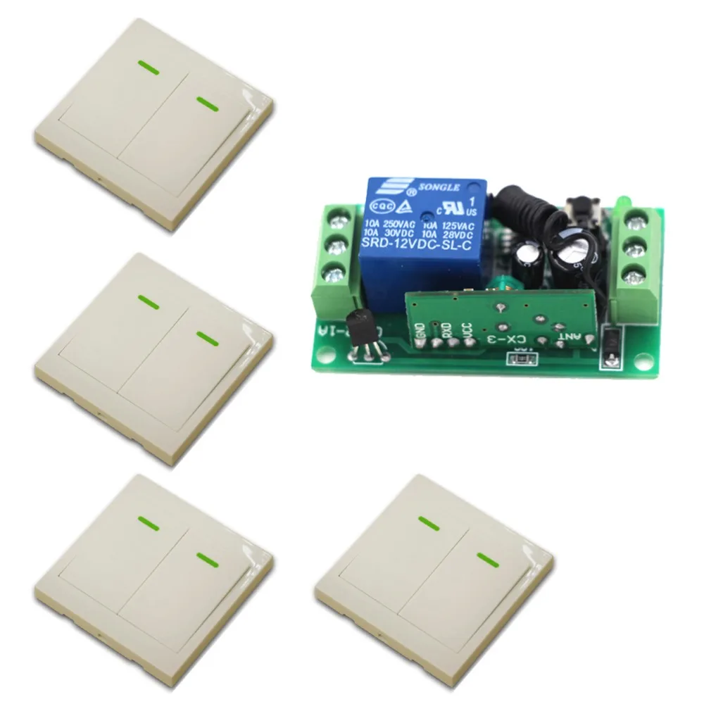 9V 12V 24V Stairway Remote Control Switch Lamp Light LED Bulb Wireless ...