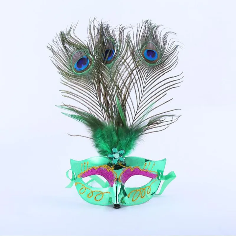 Peacock Feather Mask (Various Colors) - Queerks™