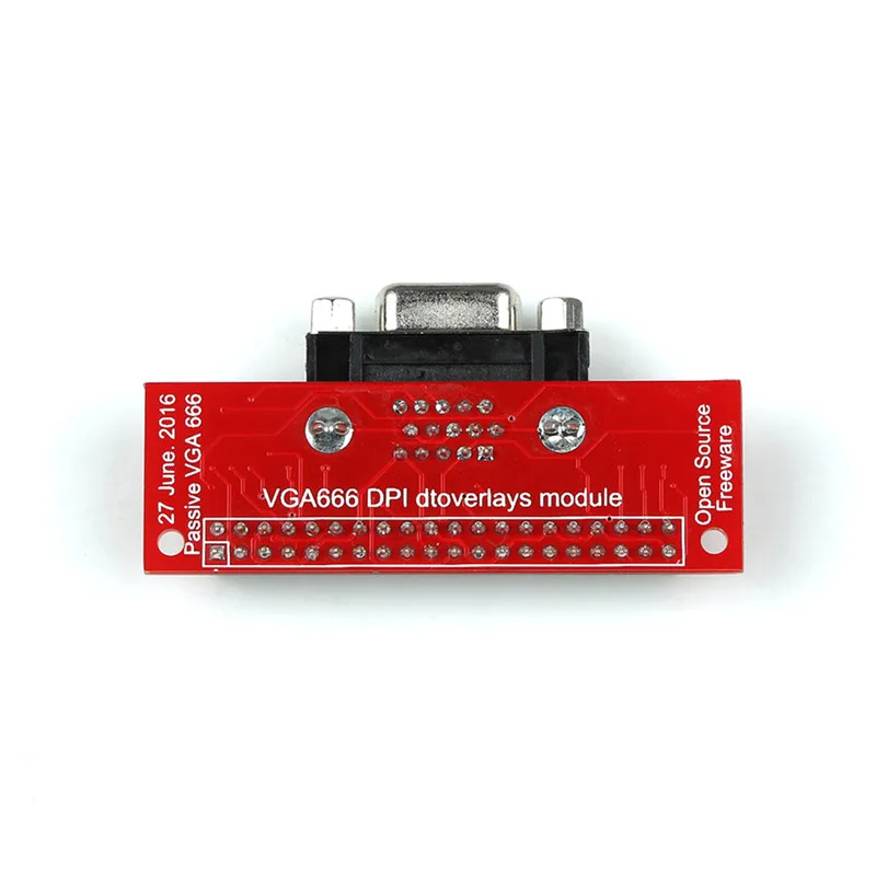 Monday Kids EP-0073 VGA666 Gert-VGA Adapter Board Module GPIO To VGA for Raspberry Pi 3B / 2B / B+