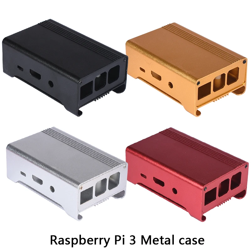 Free shipping 4 colors Metal Enclosure aluminum Box /Case with cooling ...