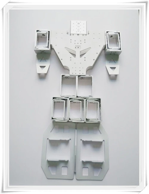 17 Dof Humanoid Diy Robot Servo Chassis Educational Humanoid Robot ...