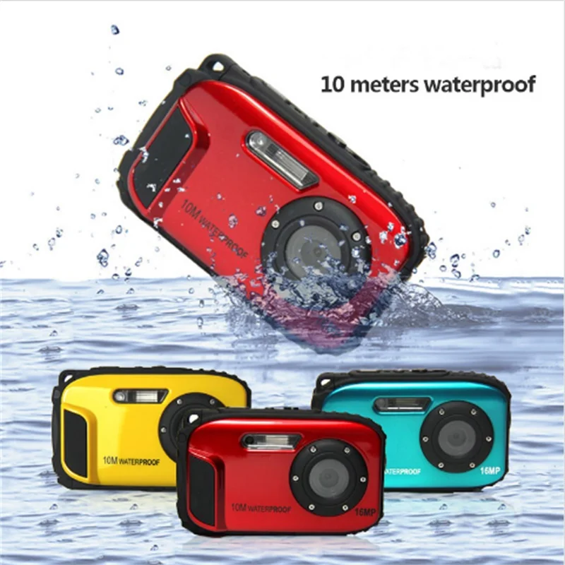 HD Waterproof Mini Camera Digital 16MP 2.7' Photo Camera 8x Zoom Instax ...