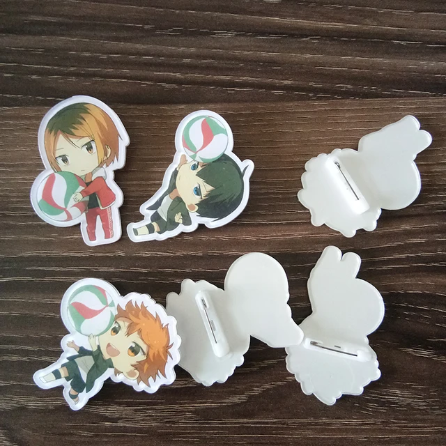 Haikyuu Characters Acrylic Badge 6 Pcs/Set