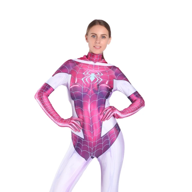 Women Girls Venom Spider Gwen Stacy Cosplay Costume Spiderman Hoodie