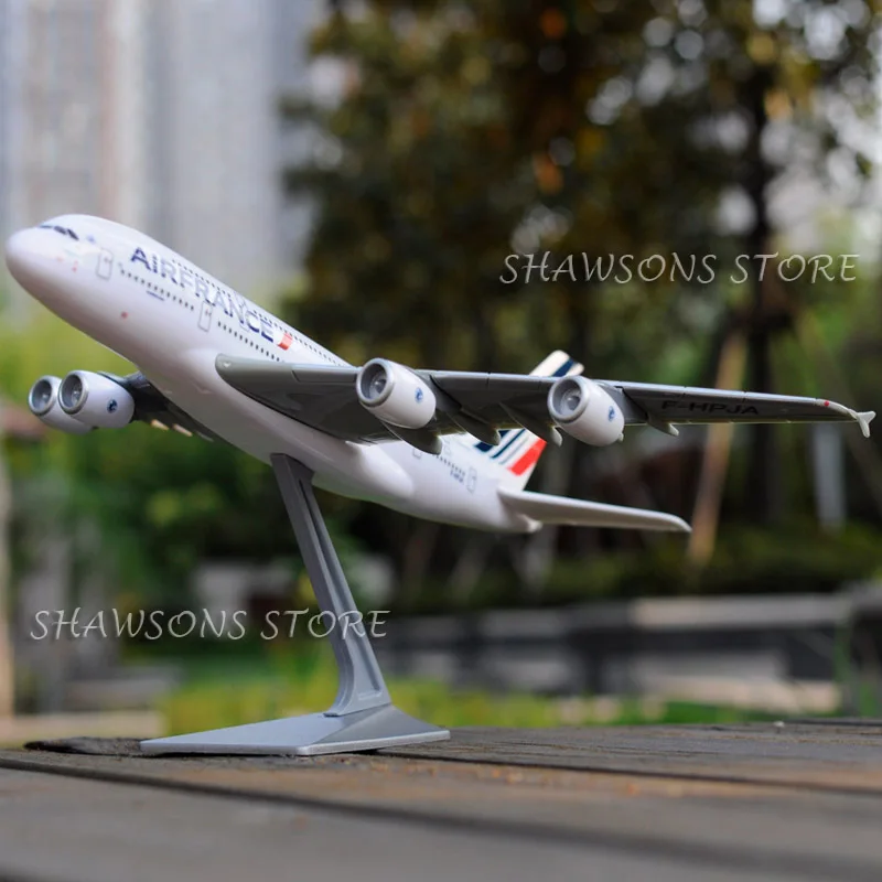 1:250 Scale Model Plane Toy Airbus A380 Aerobus Air France Airliner ...