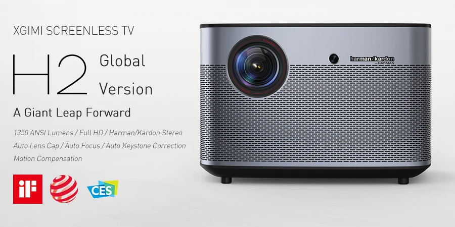 XGIMI H2 DLP LED Projector 1920x1080 Full HD Shutter 3D 4K Video ...