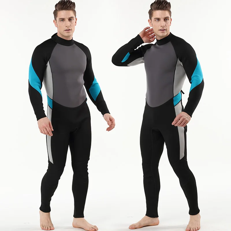 3mm Wetsuits Premium Neoprene Full Body Warm Fleece Diving Snorkeling