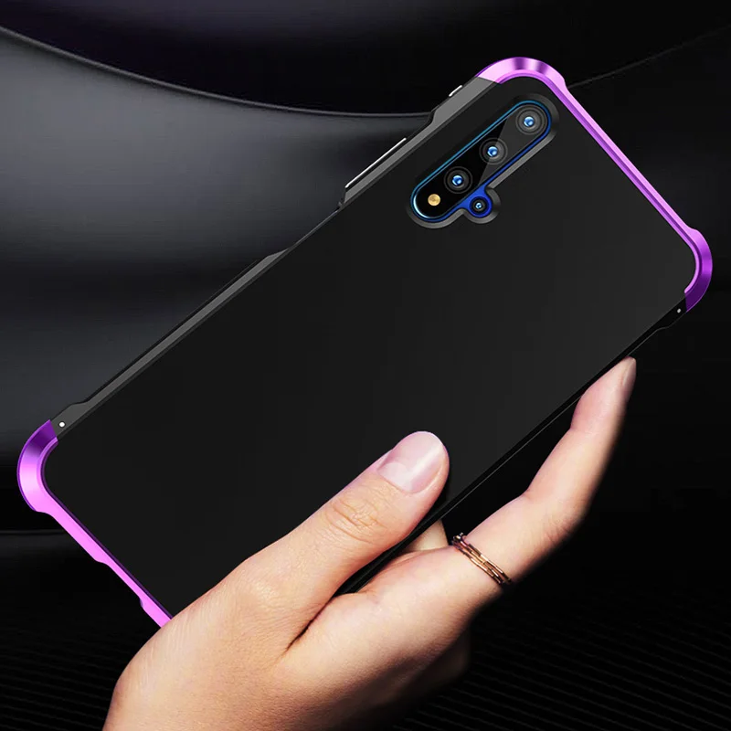 For Huawei P30 Pro P30 Case Hybrid Aluminum Metal Bumper Hard Plastic ...