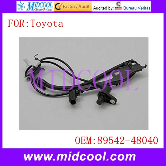 New Auto ABS Sensor Wheel Speed Sensor use OE No. 89542 48040 for ...