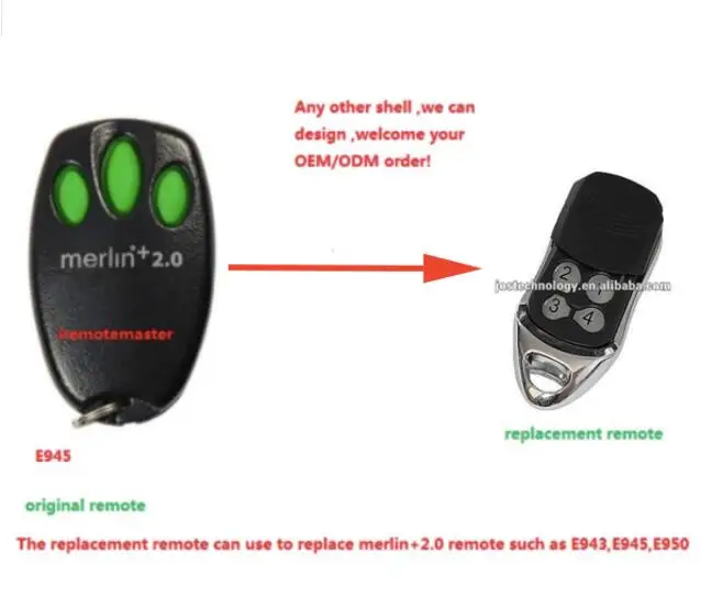 Aftermarket-Merlin-2-0-remote-E945-E950-E943-MRC950EVO-MR650EVO ...