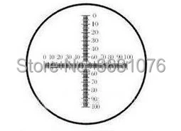 Microscopic Scale Microscope Calibration Scale Is 0.1mm Measuring ...