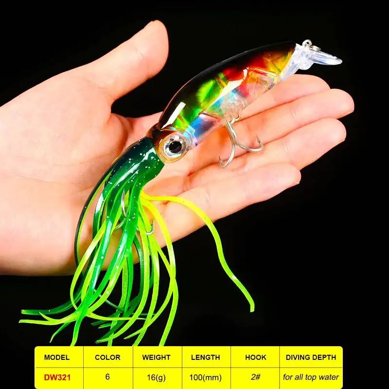 Squid Lure Bait Octopus Fish | Squid Bait Fishing Tuna | Fishing Lure ...