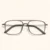 Super Light Square Ultem Eyeglasses Double Beam Glasses Frame Men And Women Models Tide Big Face ...