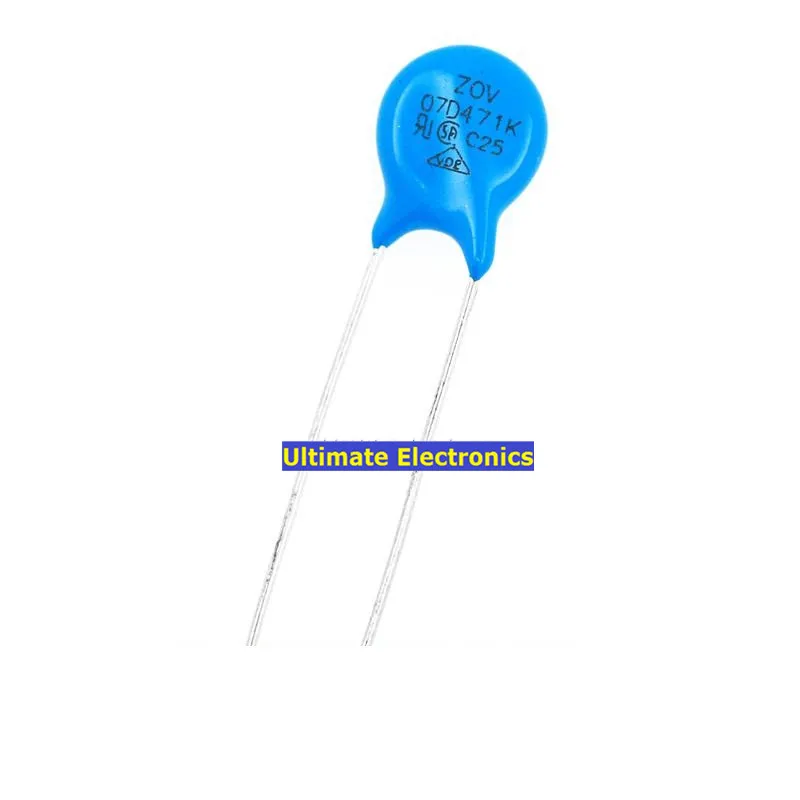 100pcs Varistors 07d471k 7d471k 470v Metal Voltage Dependent Resistor ...