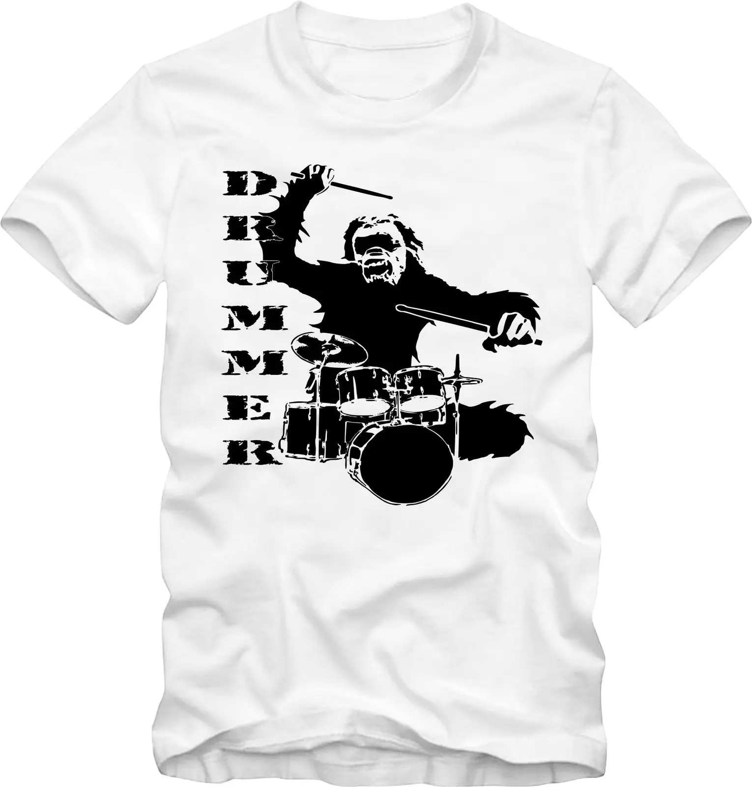 2019 Hot sale Drummer T Shirt Drummer shirt-in T-Shirts from Men's ...