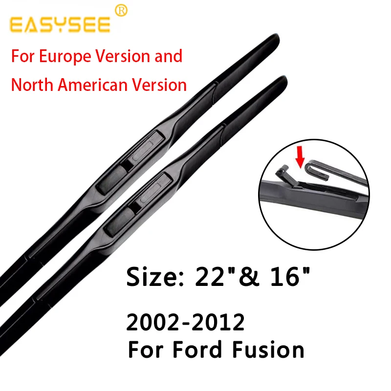 2014 Ford Fusion Wiper Blade Size