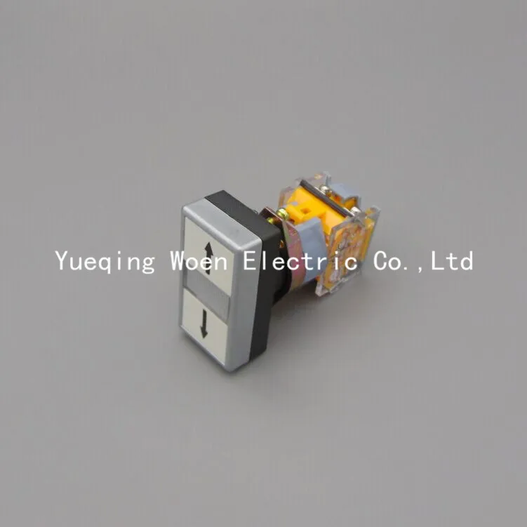 22mm 2NO A rectangle arrow push button switches momentary button ...