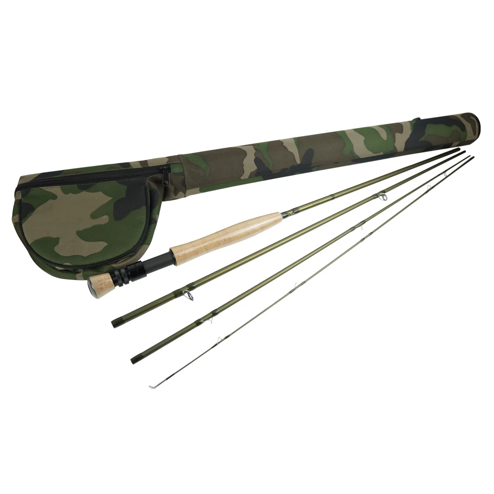 모든 시간 탄소 섬유 9'0 ''lw4, 9'0 ''lw5, 9'0 ''lw6 담수 플라이 낚싯대 플라이 낚싯대 빠른 액션 ...