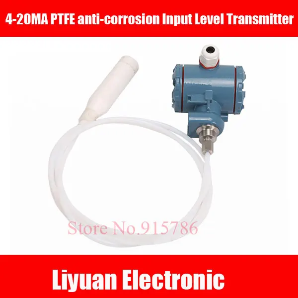 4 20MA PTFE anti corrosion Input Level Transmitter / Tetrafluoroethane Level Sensor / Push ...