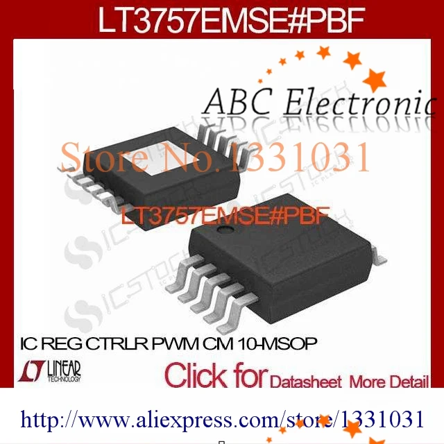 LT3757EMSE#PBF IC REG CTRLR PWM CM 10 MSOP LT3757EMSE 3757 LT3757 ...