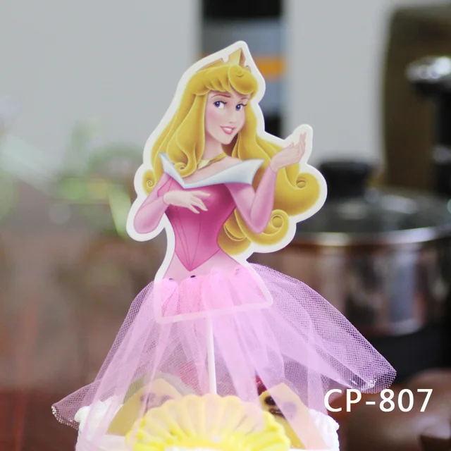Dressed Princess Birthday Cake Topper