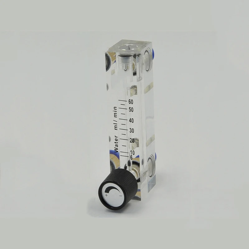 6-60ml/min Pmma Panel Type Liquid Float Flowmeter Water Flow Meter ...