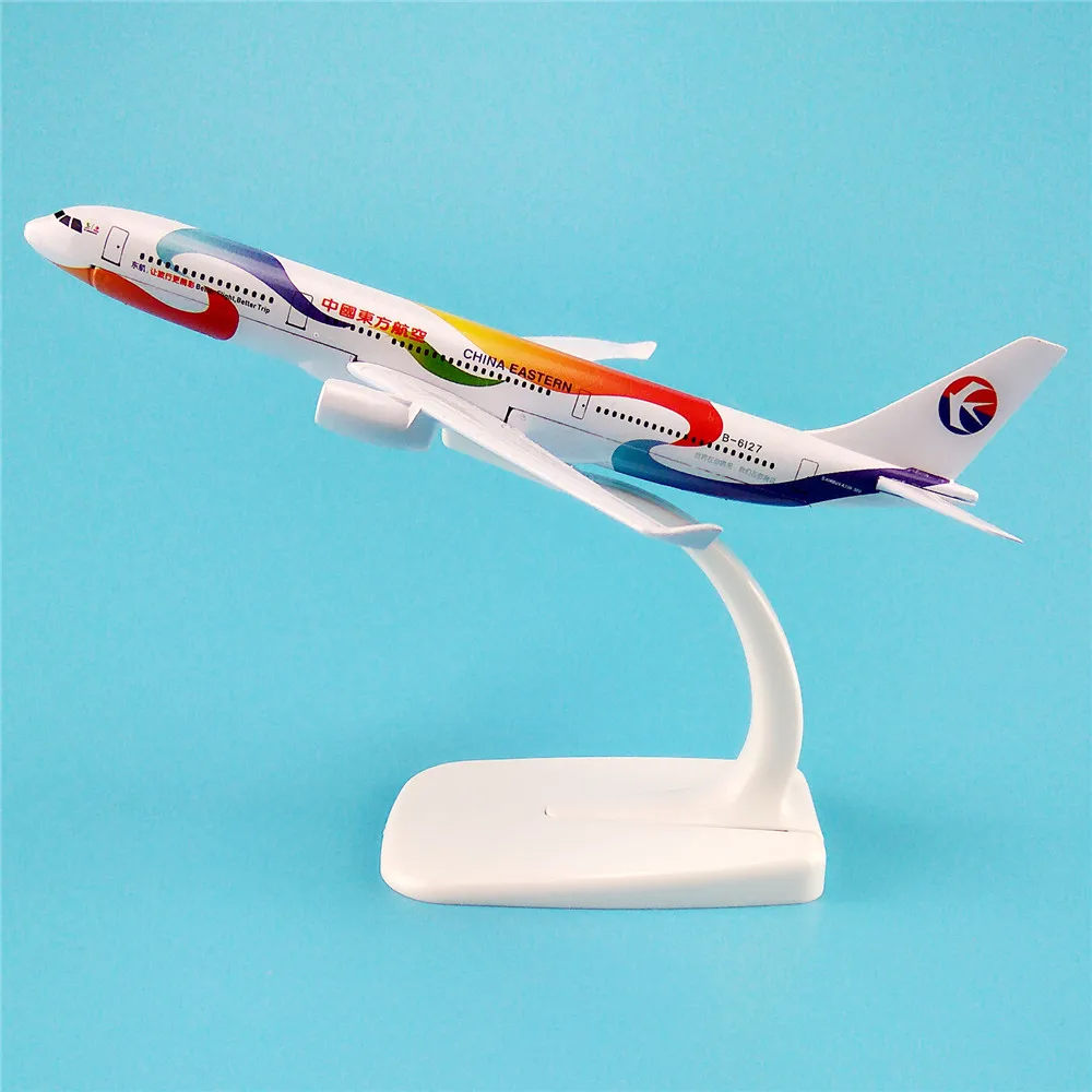 16cm Metal Plane Model Air China Eastern Expo Volunteers Airlines A330 ...