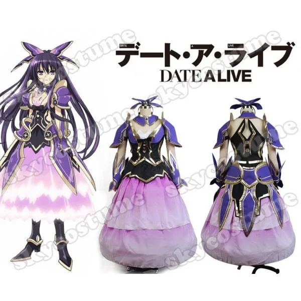 DATE A LIVE Princess Tohka Yatogami Dress Cosplay Costume from Date A ...