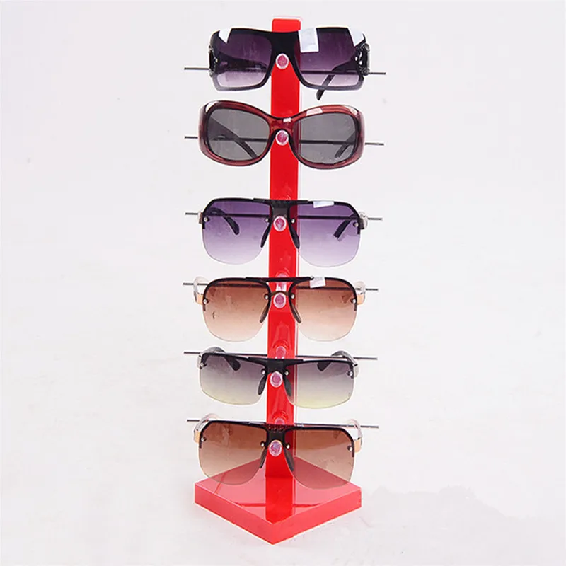 Fashion Design Stand for Glasses 6 Pair Sunglasses Eyeglasses Frame ...