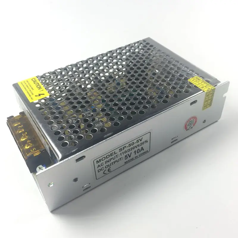 5V 10A 50W Power Supply Transformer Switching For Led Strip Light ...