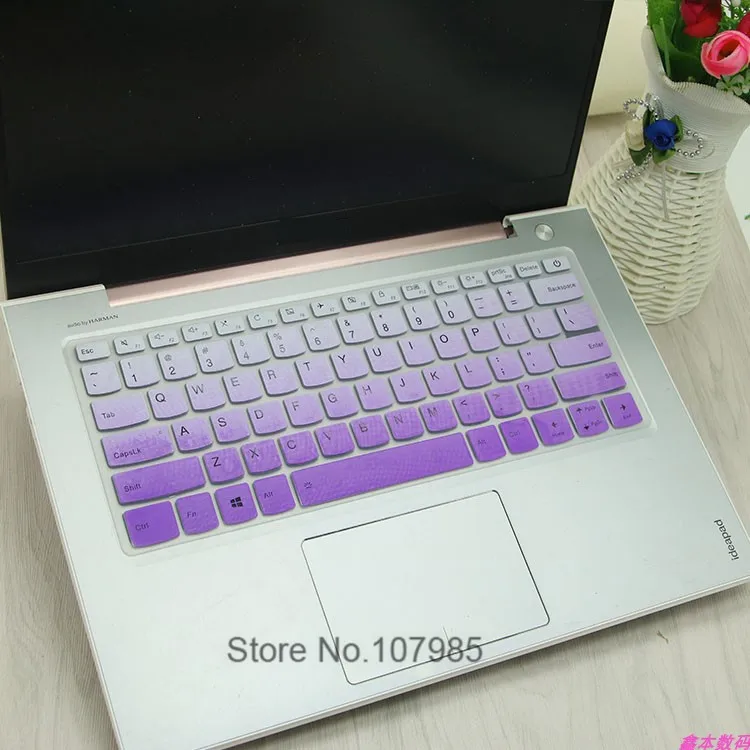 14 inch Silicone Notebook Keyboard Cover Skin Protector for Lenovo ...