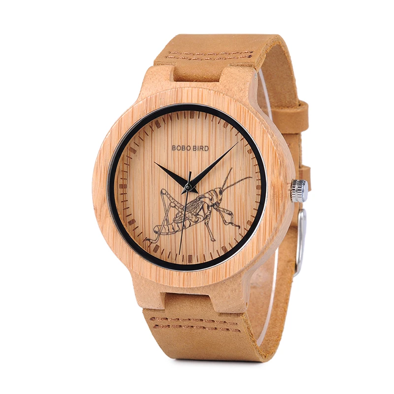 Wooden Lifelike Print Dial Face Watches | Muduh Collection