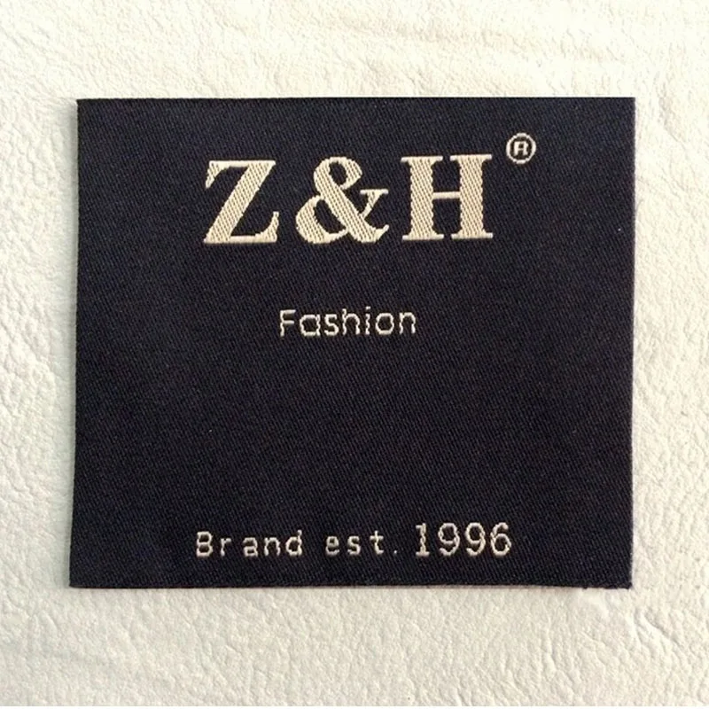 1000pcs/ lot garment clothing labels and tags,custom high density woven ...