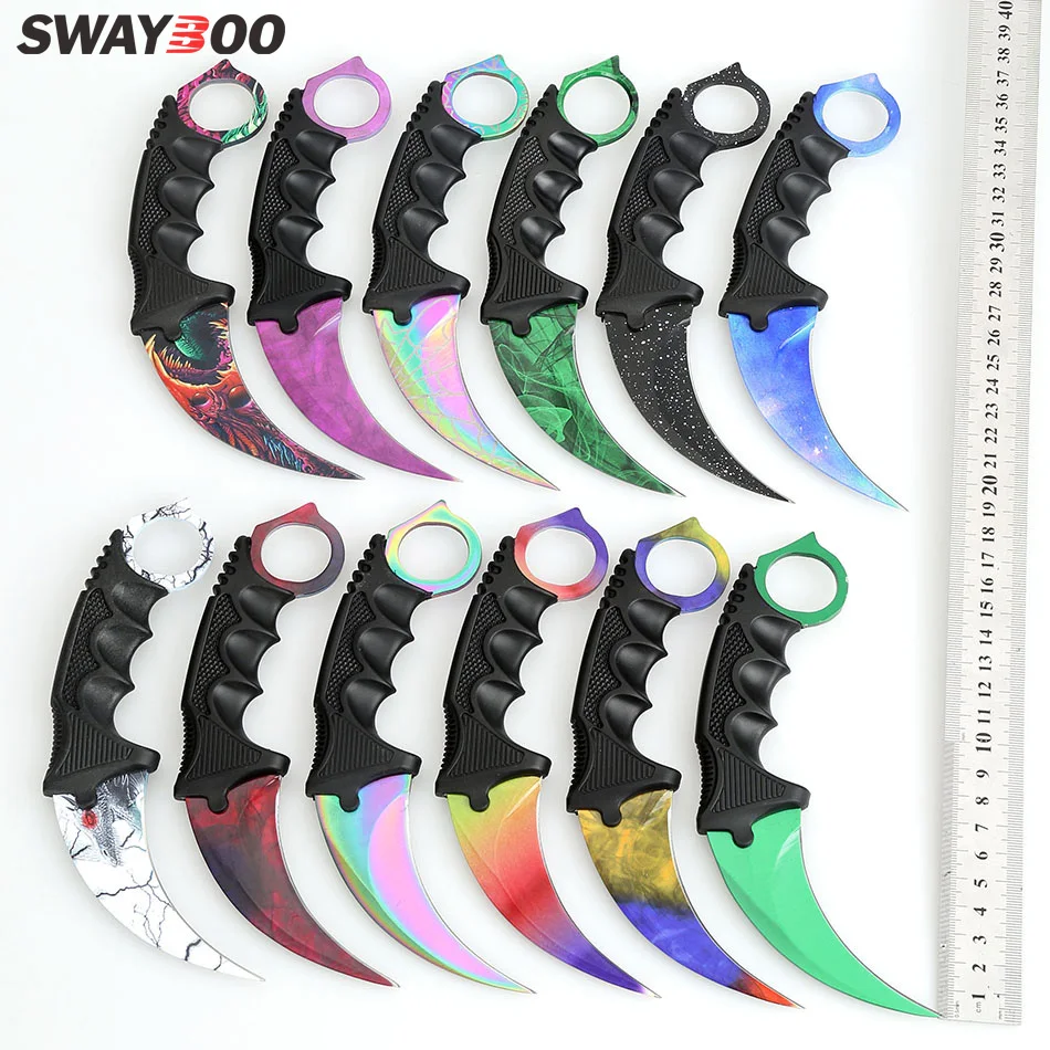 Cuchillo Swayboo real Counter Strike CSGO, cuchillo Karambit arreglado ...
