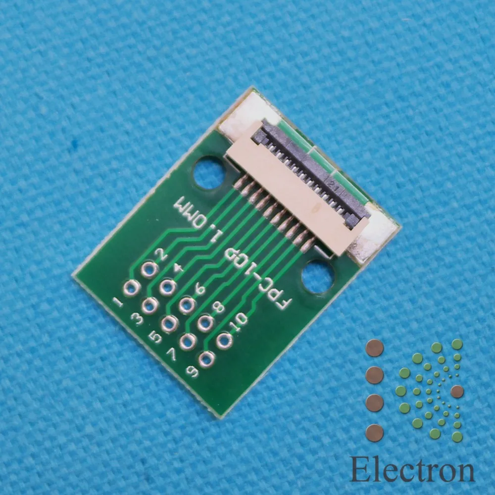 2pcs/lot 10p Ffc Fpc Adapter To 2.54mm 10pin Flat Cable Socket ...