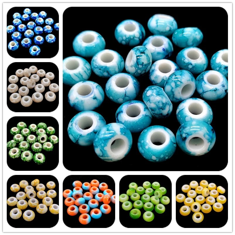 12pcs-15x9mm-Big-Hole-Beads-Oblate-Circle-Space-for-Jewelry-Making ...